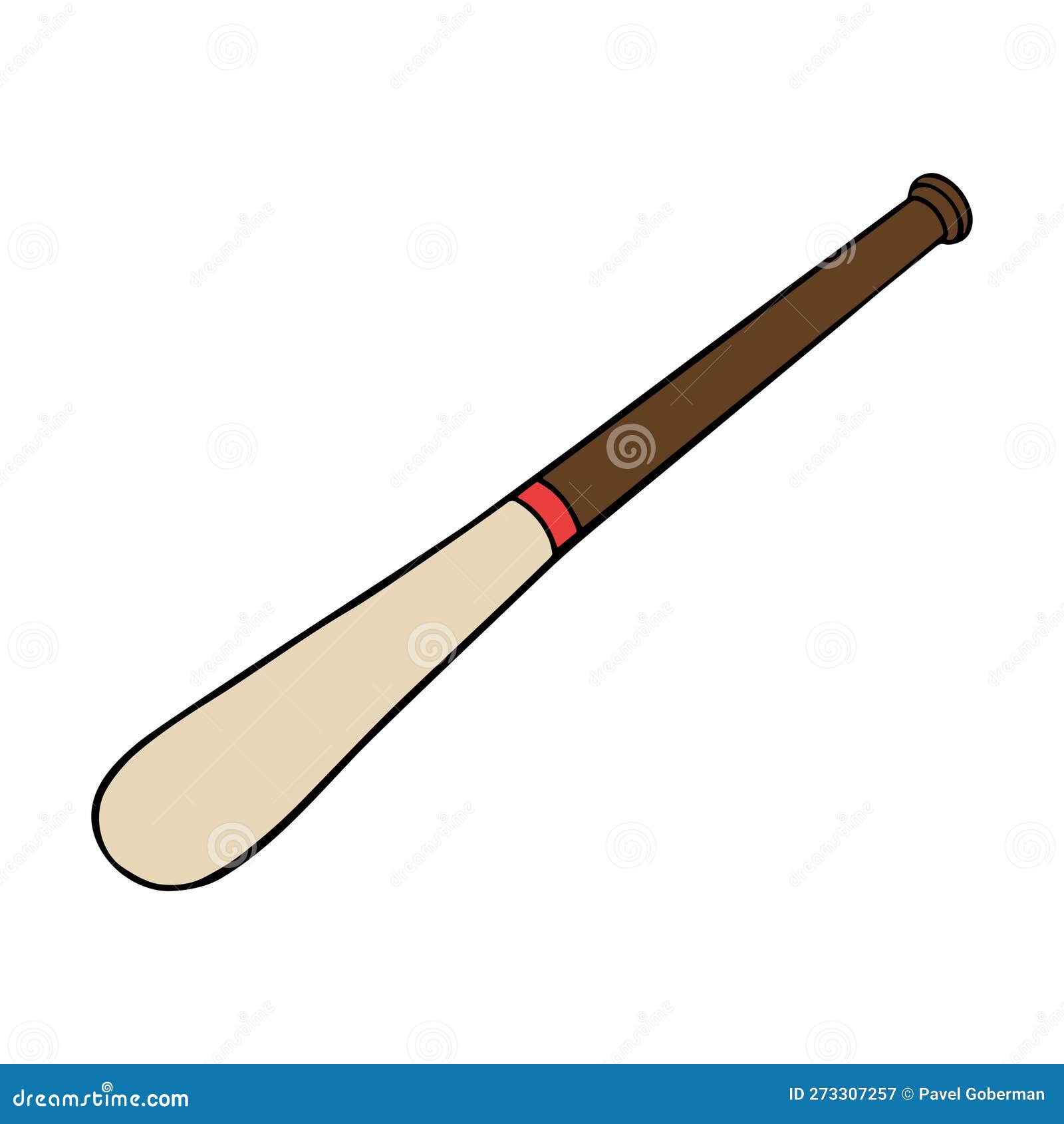 Vector Sketch Basebal Bat. Vector Baseball Bat Doodle Illustration ...