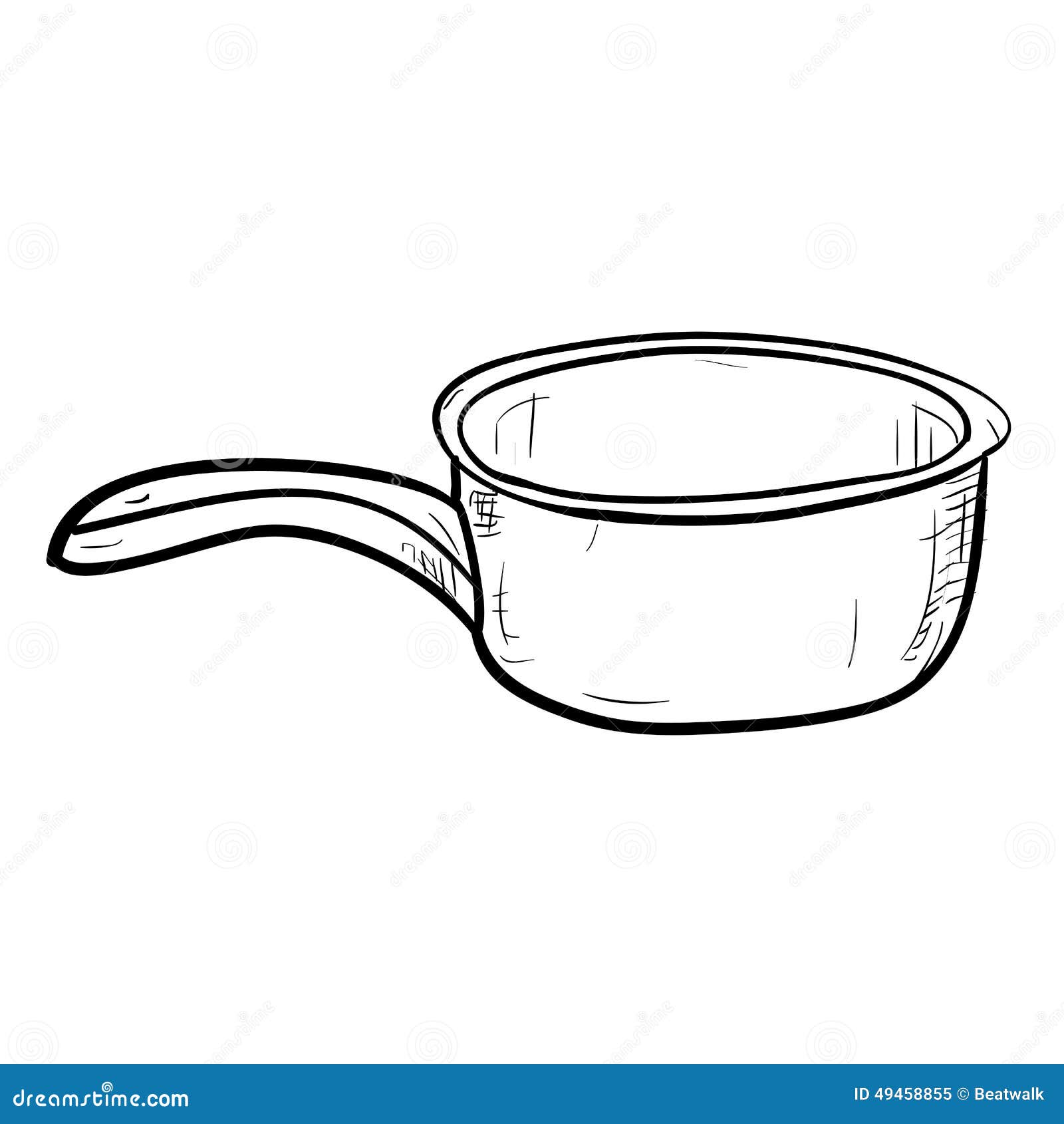 Vector Sketch of Doodle Bucket Stock Vector - Illustration of ...