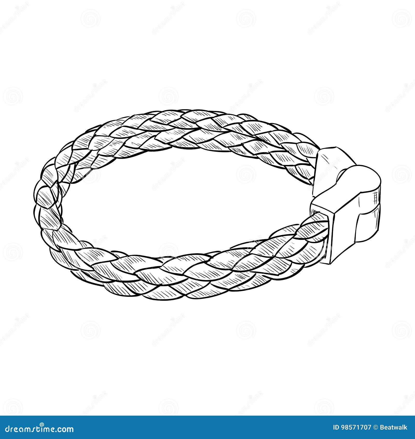 Vector Sketch of Leather Bracelet Stock Vector - Illustration of ... Vector Sketch of Leather Bracelet Stock Vector - Illustration of ...
