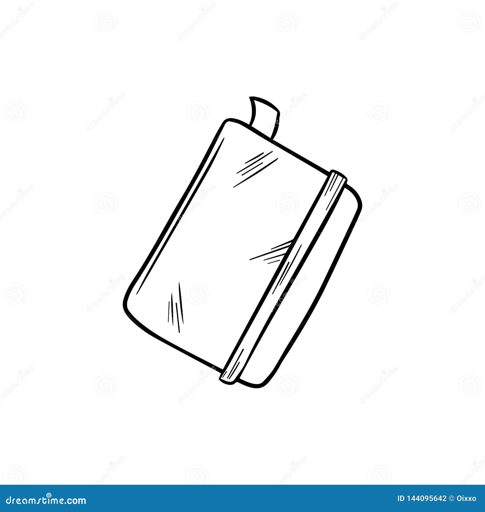 Vector Sketch of Notepad. Hand Draw Illustration Stock Vector ... Vector Sketch of Notepad. Hand Draw Illustration Stock Vector ...