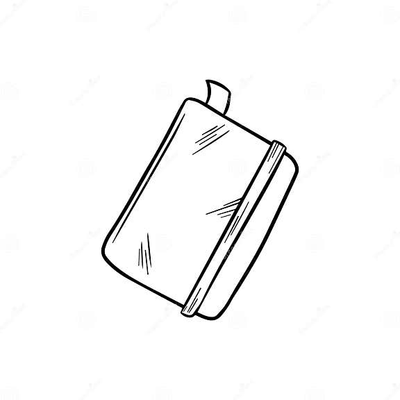 Vector Sketch of Notepad. Hand Draw Illustration Stock Vector ...