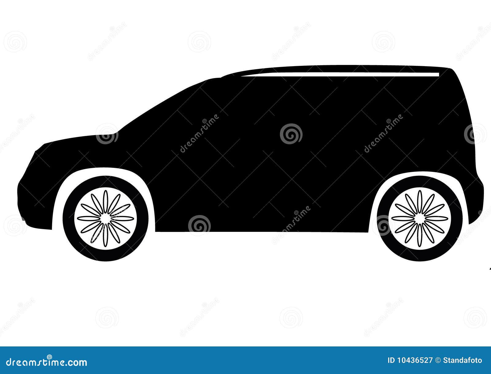 Vector Skoda Yeti Car Silhouette Stock Illustration - Illustration of ...