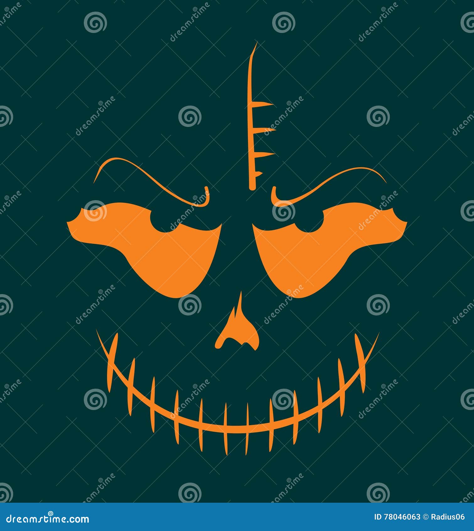 Evil Laugh Emoticon Cartoon Vector | CartoonDealer.com #71113643