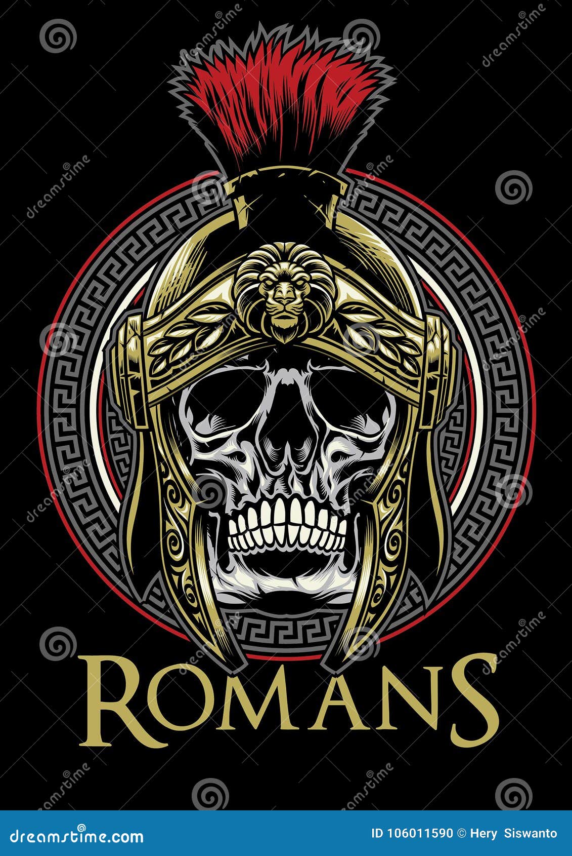 Roman Warrior. Legat. Warlord In Helmet Royalty-Free Stock Photography ...