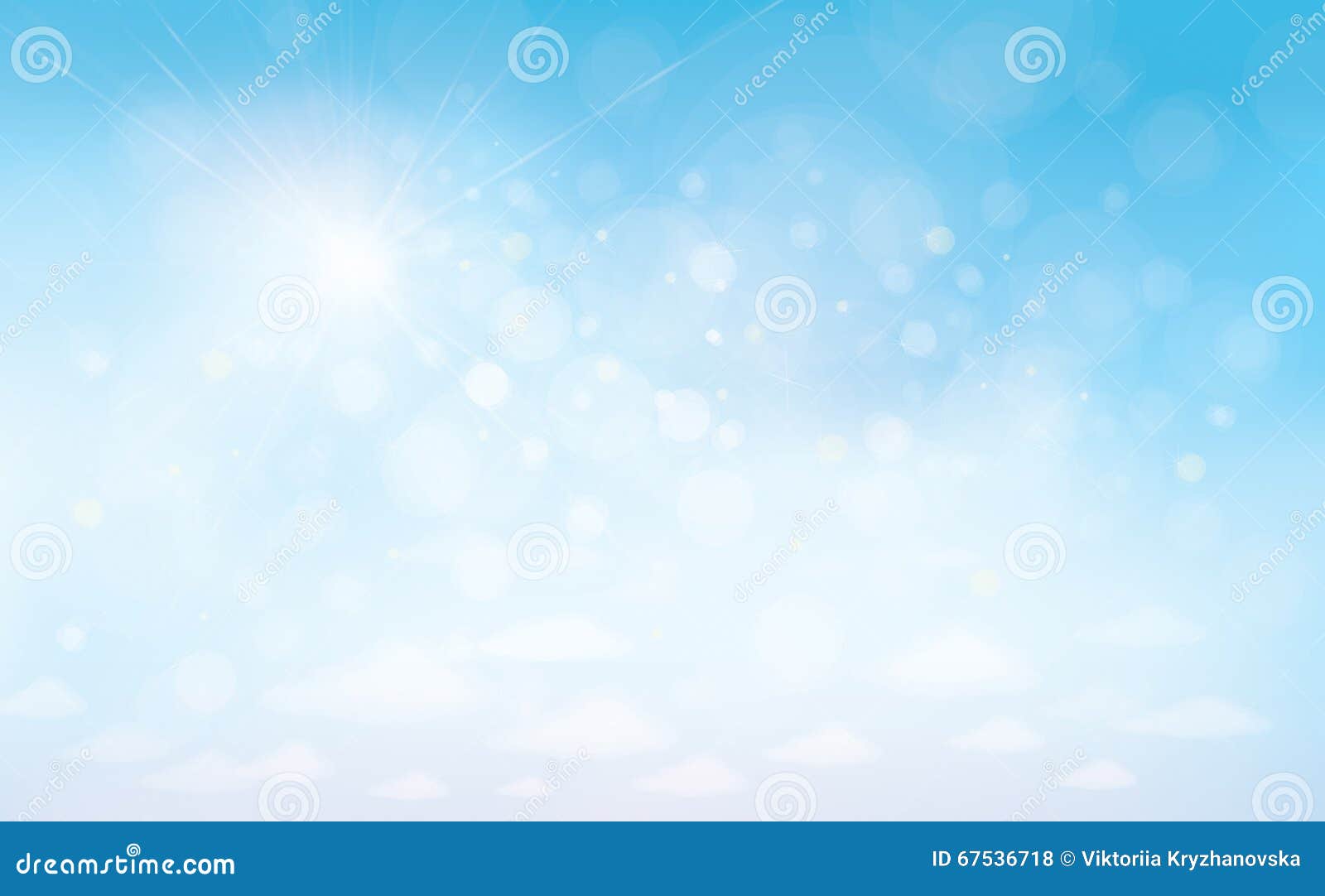 Vector sky background. stock vector. Illustration of shiny - 67536718