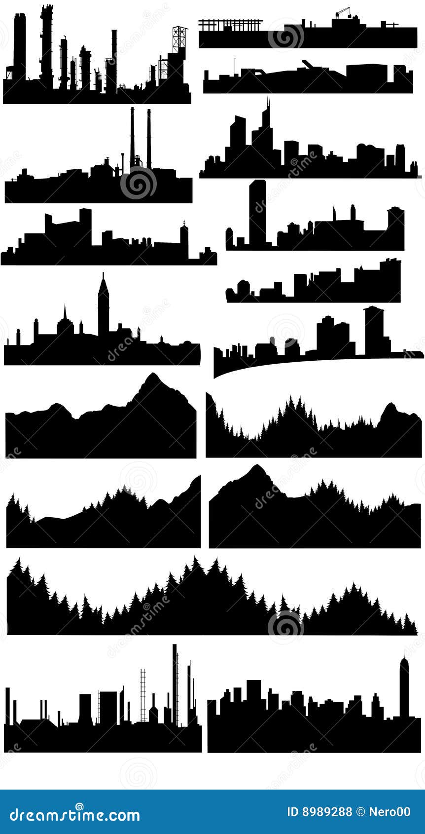 Forest Skylines Stock Illustrations – 4 Forest Skylines Stock ...