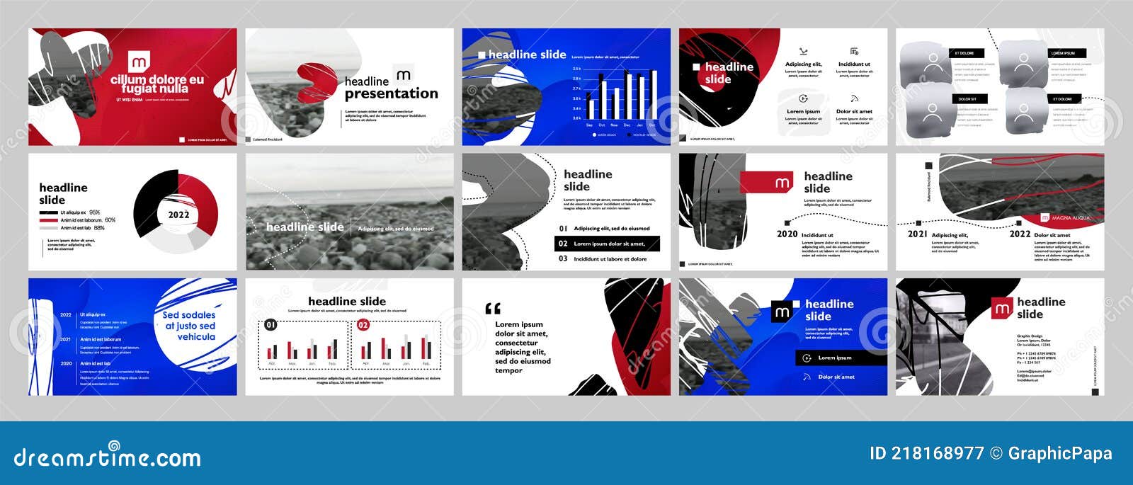 Vector Slides for Presentation. You Can Be Edited by Adobe Illustrator ...