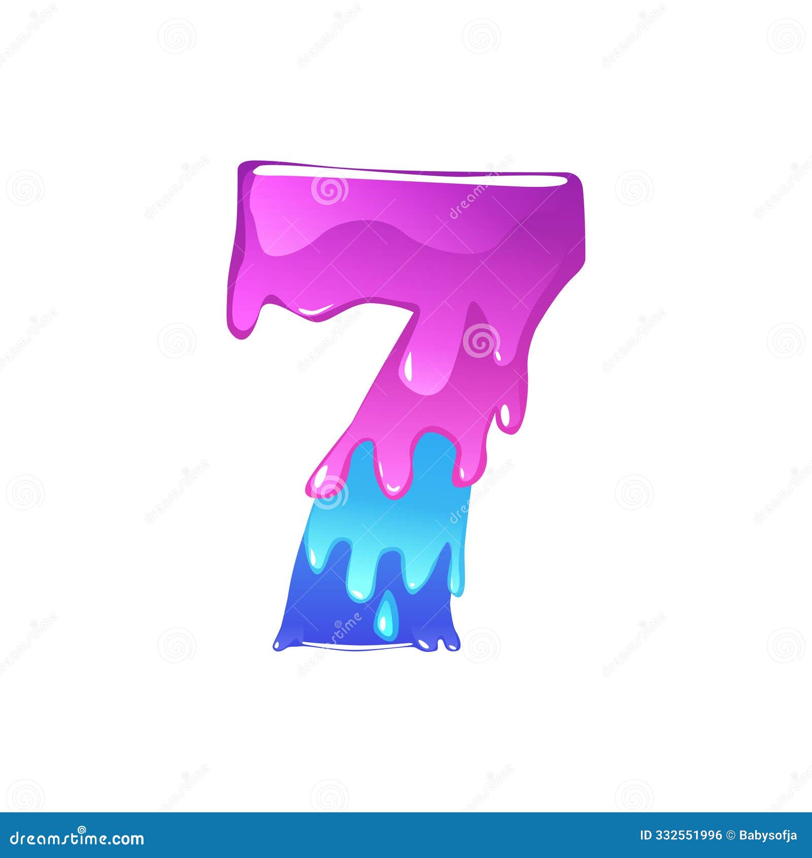 Vector Slime Cartoon Number 4, Figure Four. Slime Font Type Number ... Vector Slime Cartoon Number 4, Figure Four. Slime Font Type Number ...