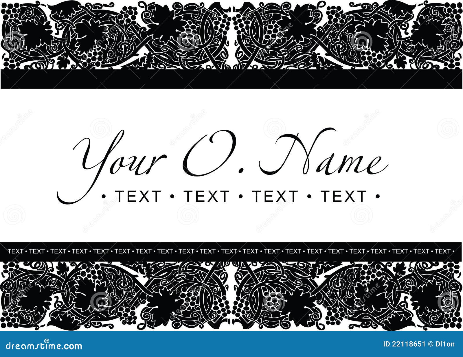 Vector Small Title Frame and Pattern Stock Vector - Illustration of ...