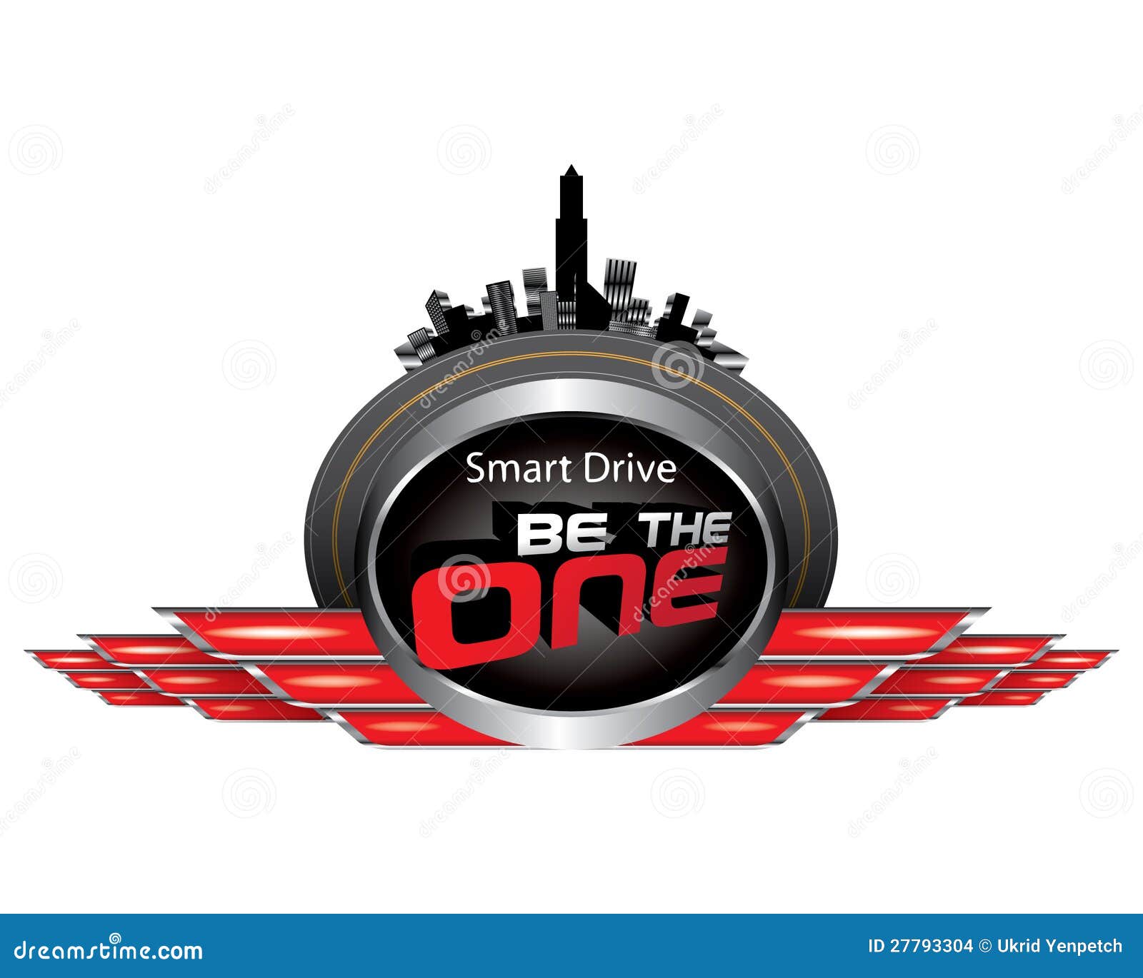 Vector of Smart Drive Concept Stock Vector - Illustration of blazon ...