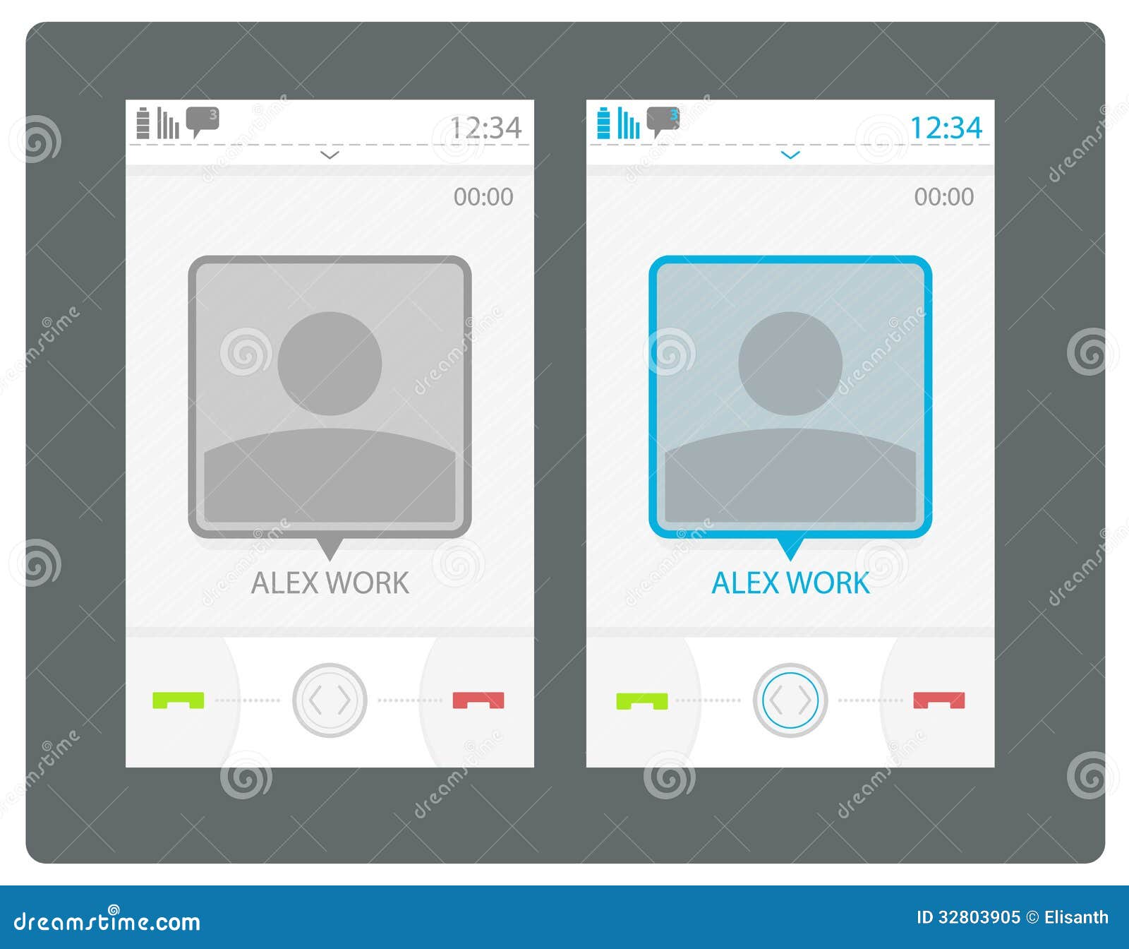 Vector Smart Phone User Interface Stock Vector - Illustration of info ...