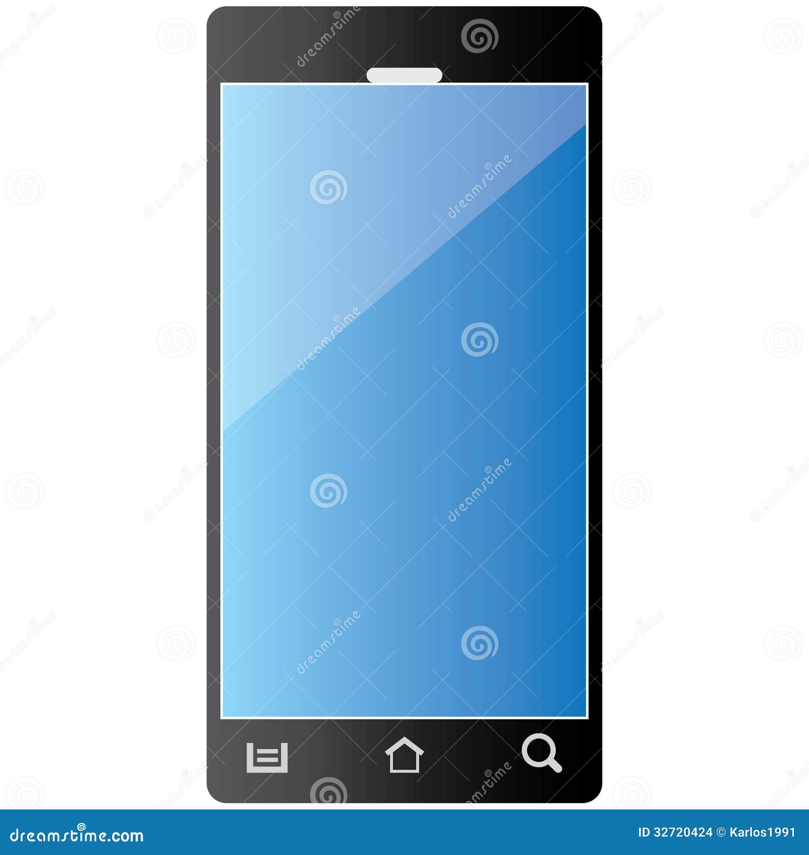 Vector Smartphone stock vector. Illustration of communications - 32720424