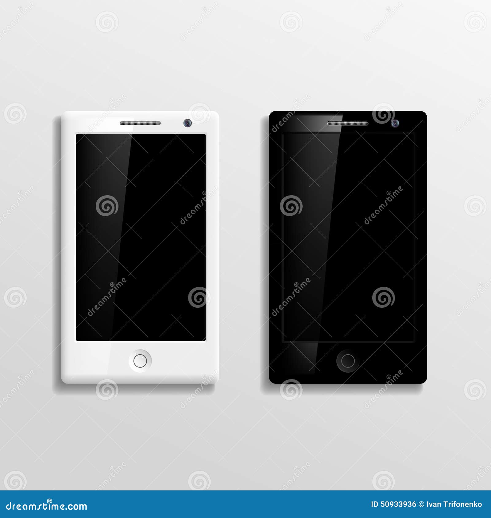 Vector smartphones stock vector. Illustration of isolated - 50933936