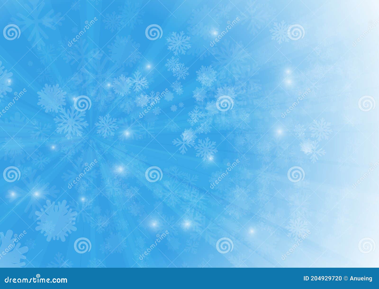 Vector : Snow Flake with Blue Background Stock Vector - Illustration of ...