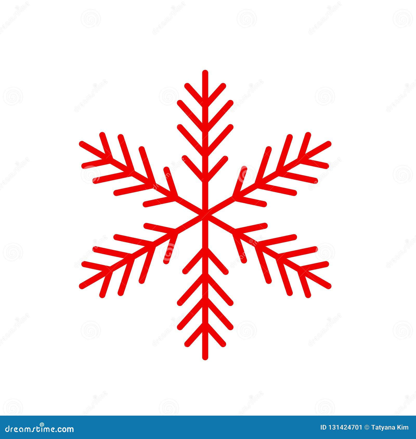 Vector Snowflake. Icon Snowflakes, Cold and Cooling. Symbol of Winter ...