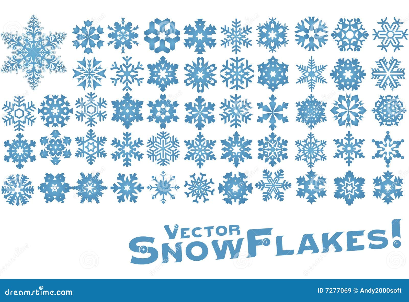 Vector snowflake shapes stock vector. Illustration of blue - 7277069 Vector snowflake shapes stock vector. Illustration of blue - 7277069