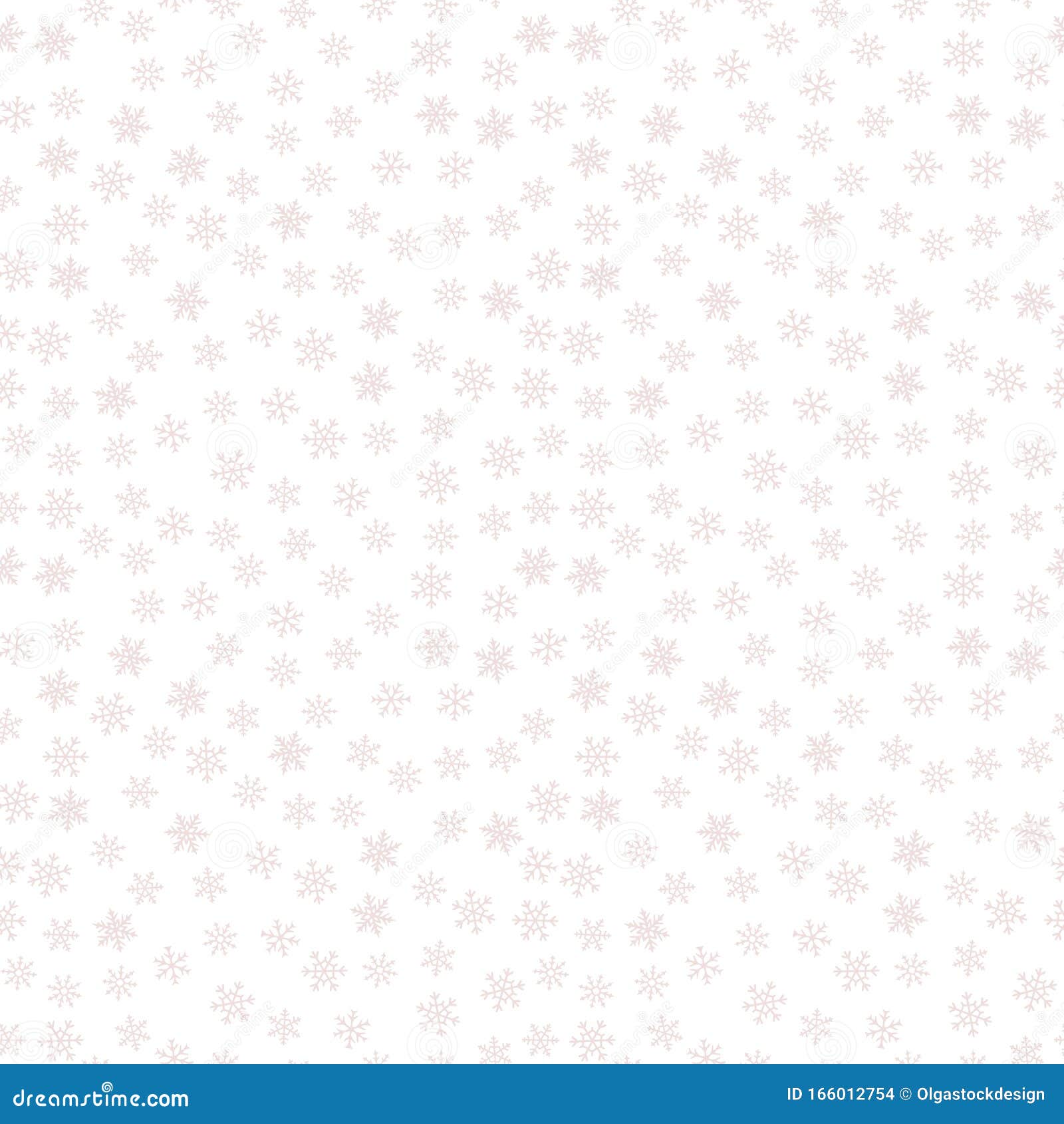 Vector Snowflakes Pattern. Subtle Winter Christmas Minimal Seamless ...