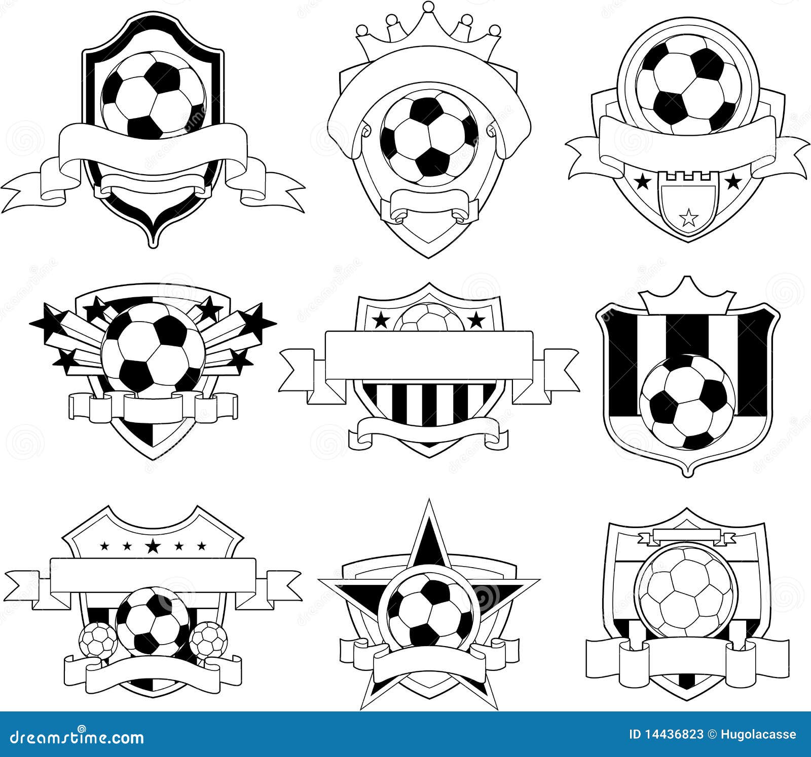 Vector Soccer Logo and Emblems Stock Illustration - Illustration of ... Vector Soccer Logo and Emblems Stock Illustration - Illustration of ...