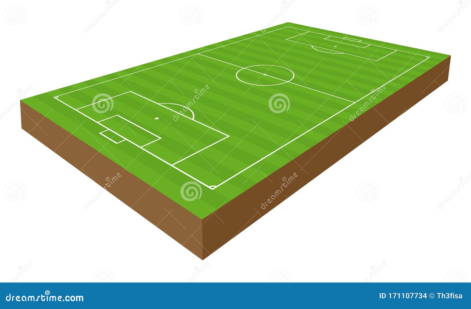 Vector soccer playground stock vector. Illustration of light - 171107734
