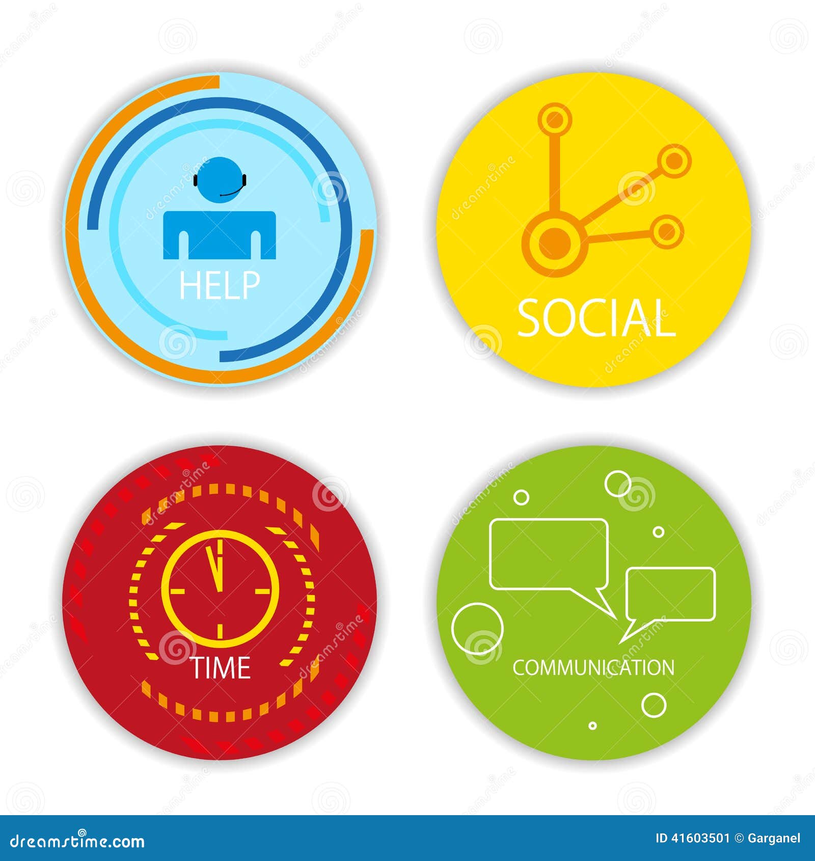 Vector social icons stock vector. Illustration of layout - 41603501