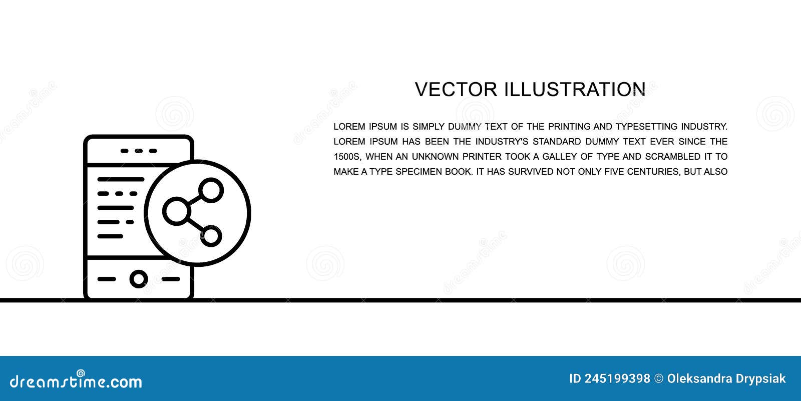 Vector Social Media Link, Connection, Network One Line Icon. Continuous ...