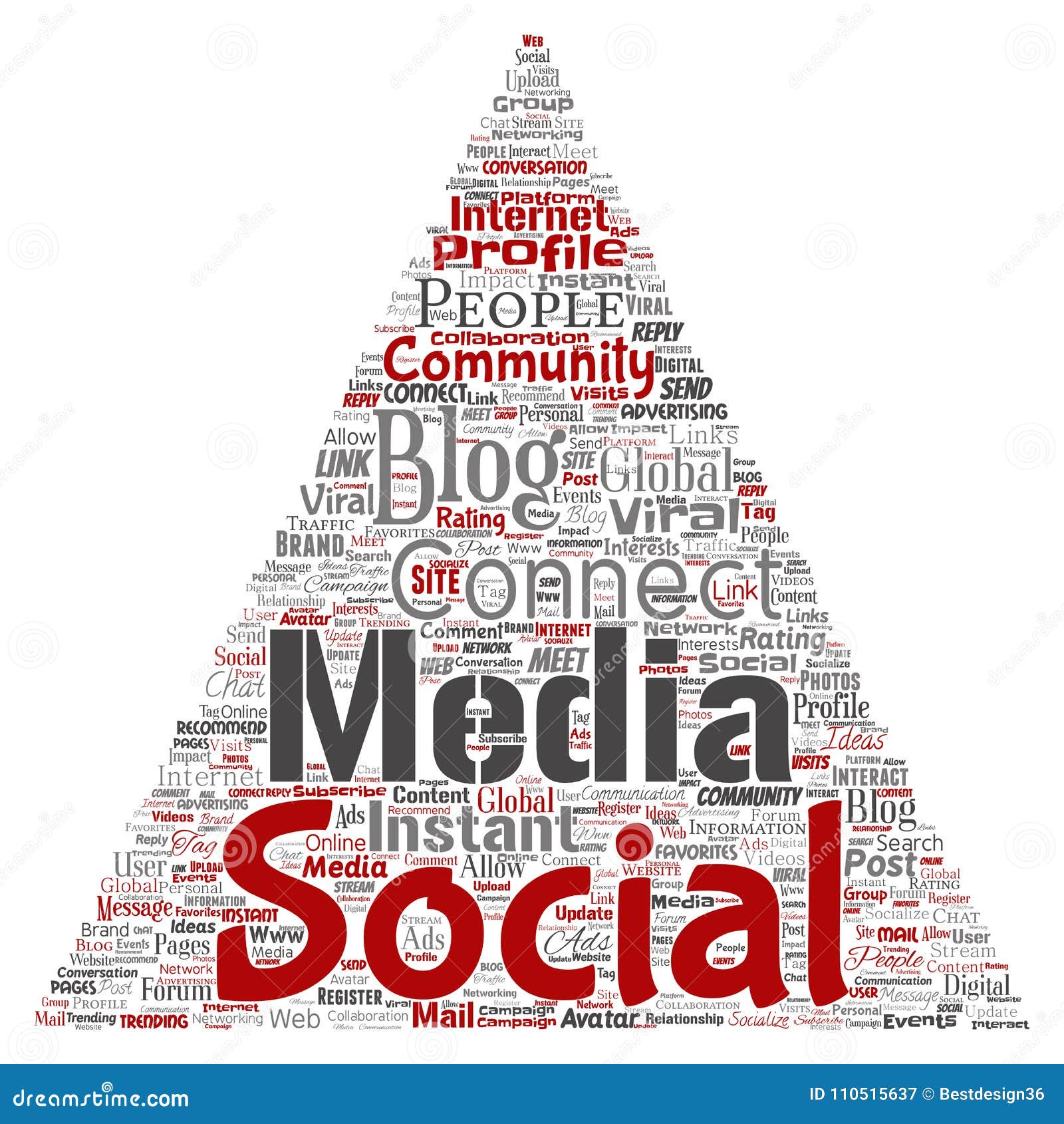 Vector Social Media Networking Communication Web Stock Vector ...