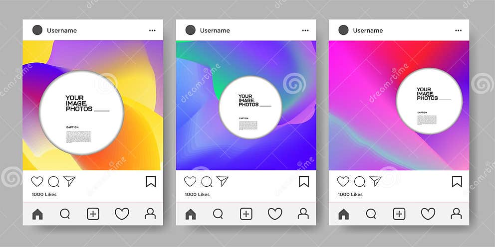 Vector Social Media Post and Feed Design Template Stock Vector ...