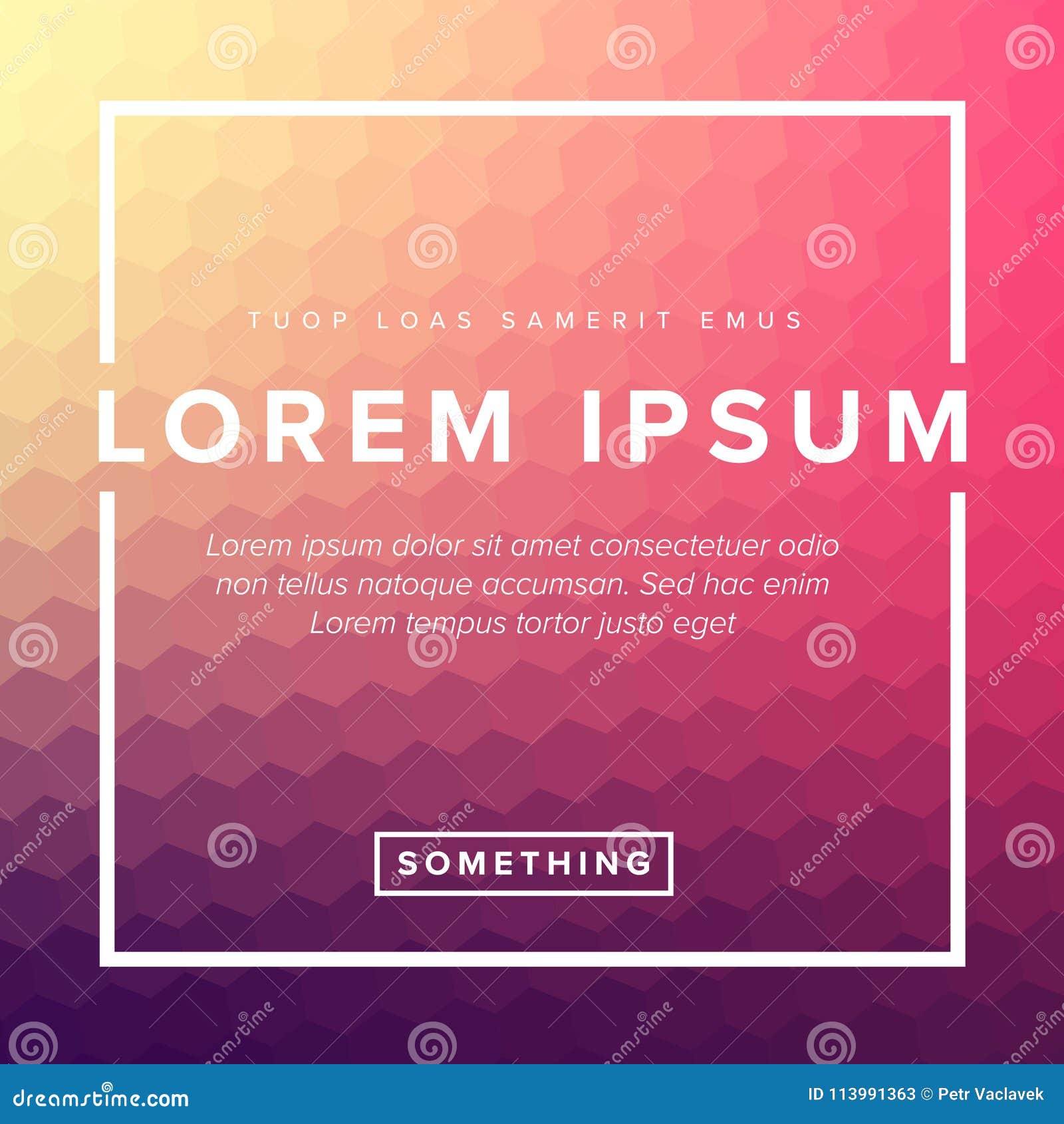 Social media post template stock vector. Illustration of professional ...