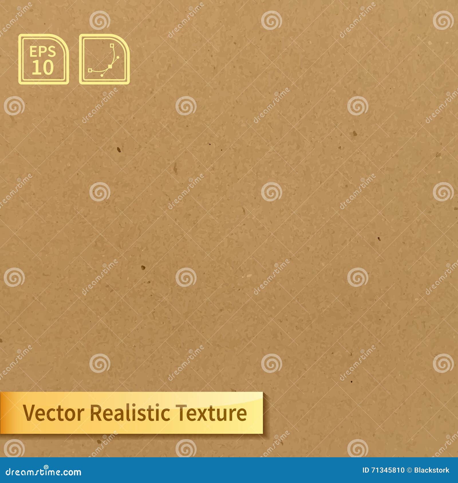Cardboard Texture. Realistic Vector Cardboard Texture. Paper Background ...