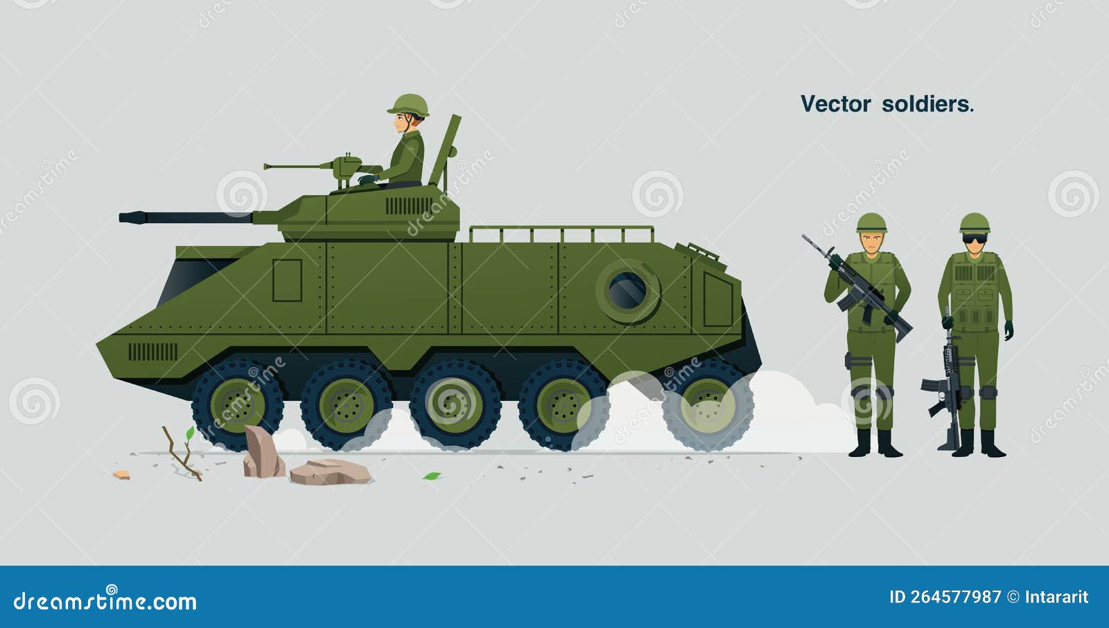 Vector Soldiers. | CartoonDealer.com #264577987