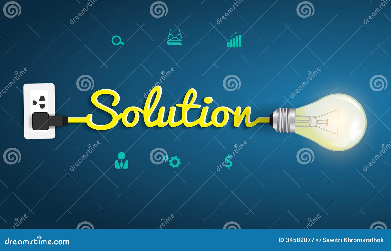 Solution Concept Vector Design | CartoonDealer.com #48701686