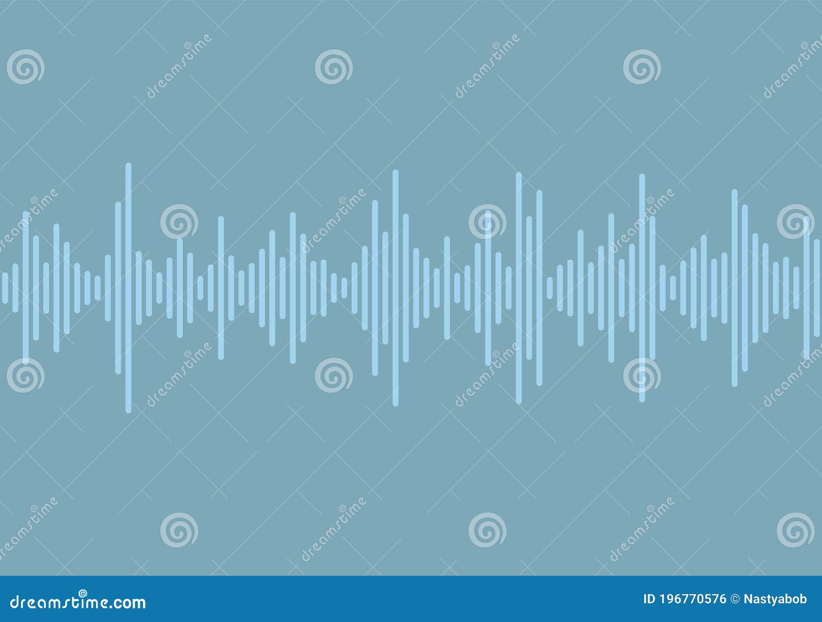 Vector Sound Wave. Colorful Dynamic Visual Effect Stock Vector ...