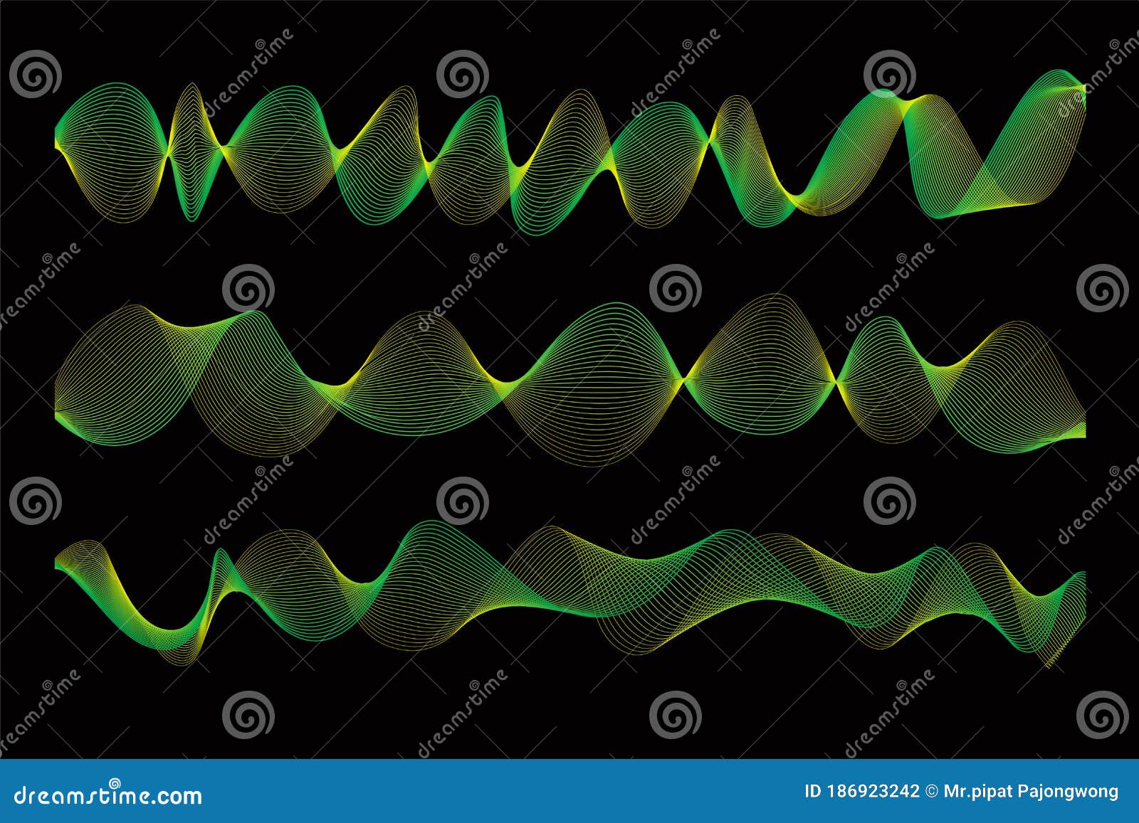 Vector sound waves stock photo. Image of technology - 186923242