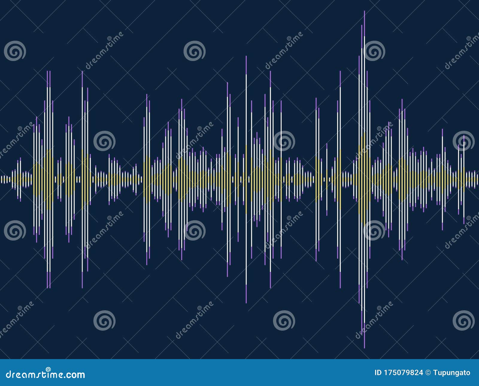 Vector soundwave art stock vector. Illustration of graph - 175079824
