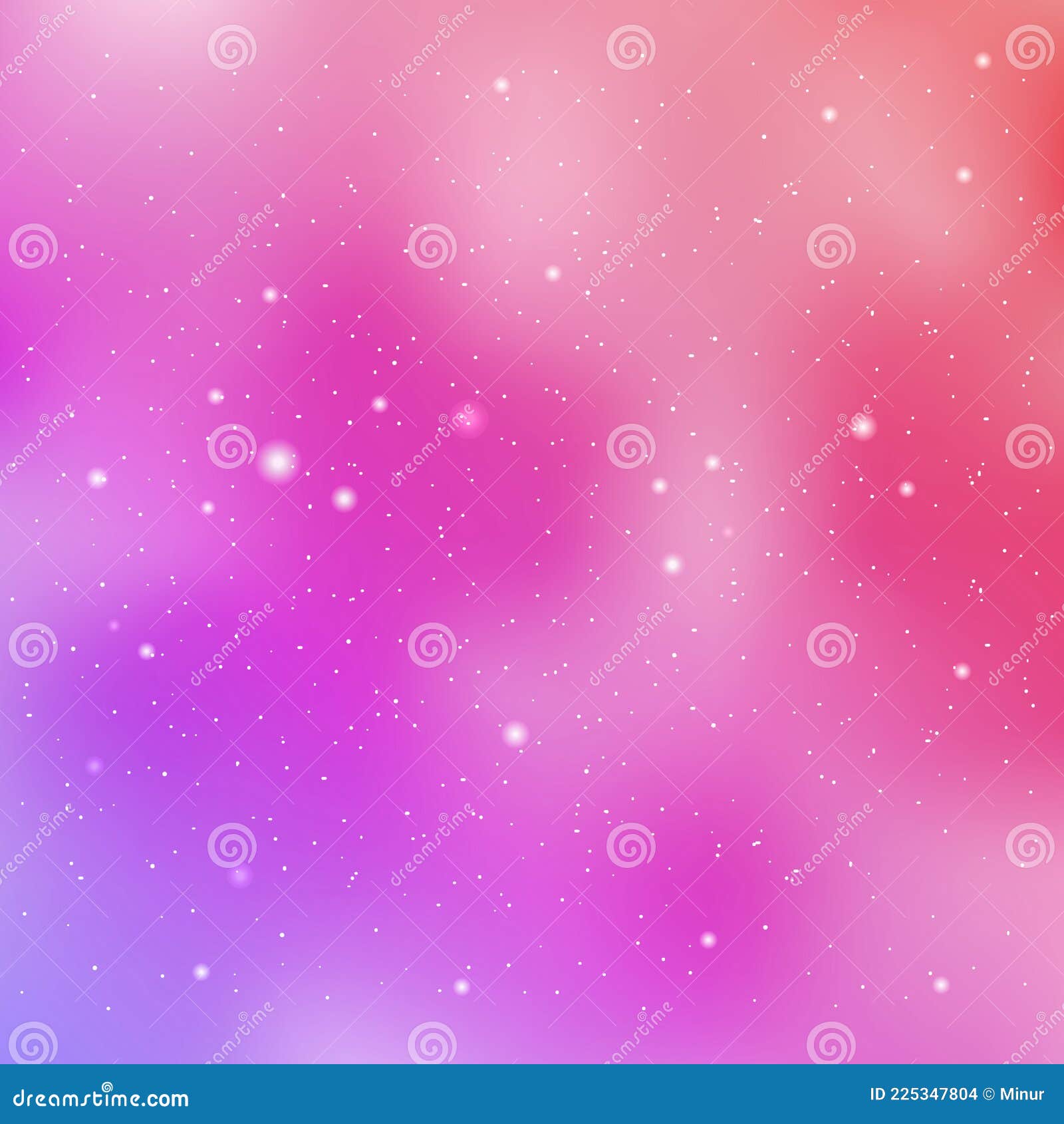 Vector Space Background in Pink Colors. Stock Vector - Illustration of ...