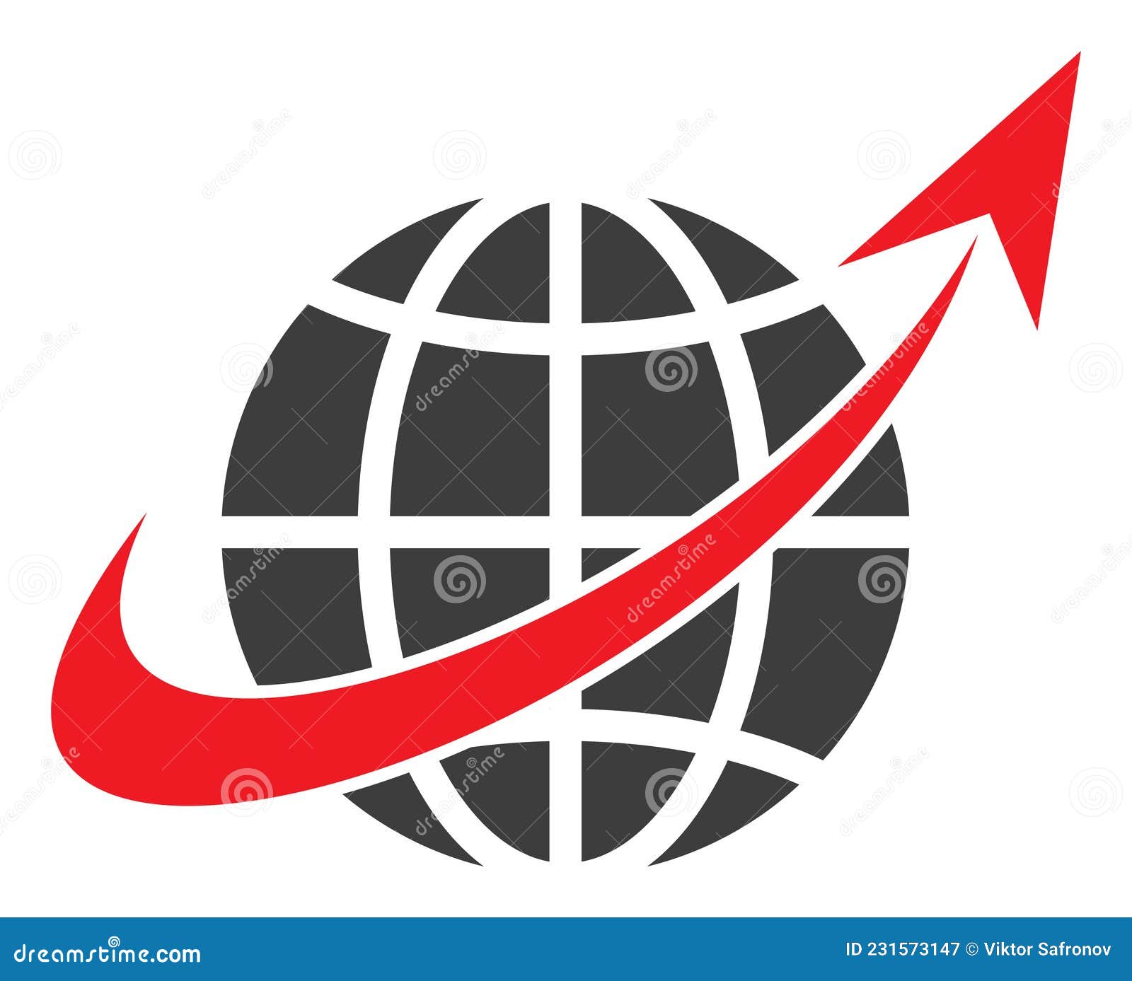 Vector Space Orbit Flat Icon Symbol Stock Vector - Illustration of ...