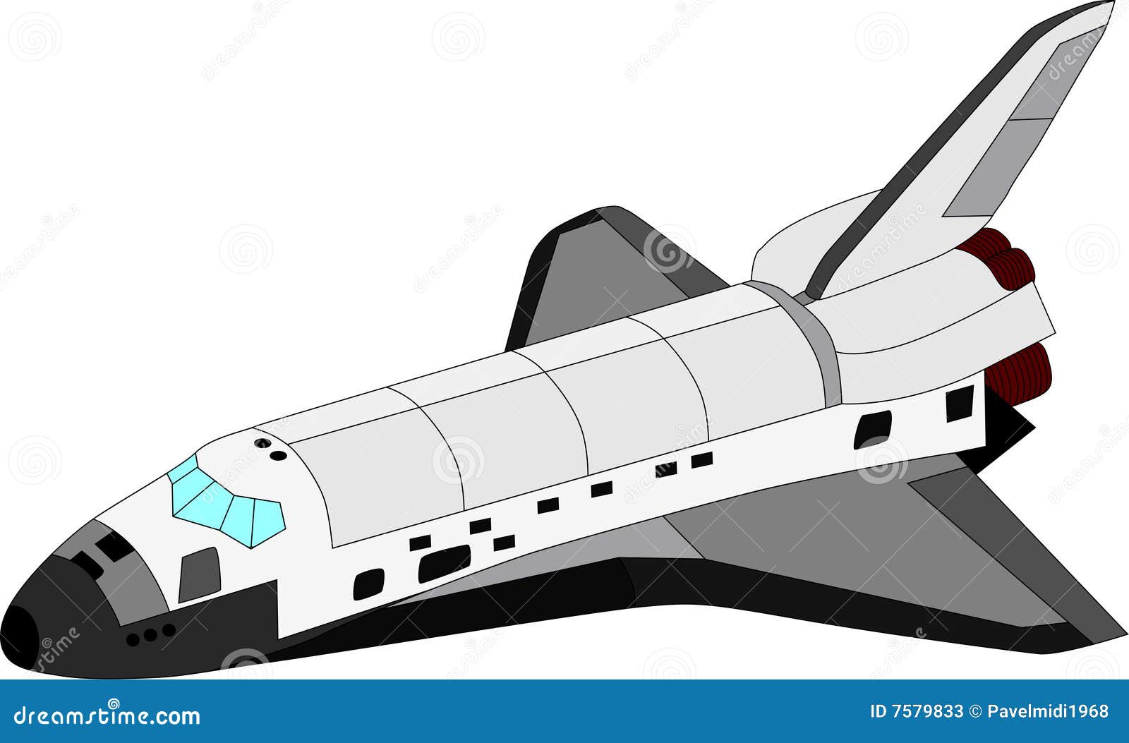 Nasa Challenger Logo Clip Art This Three View Line Art Drawing Depicts