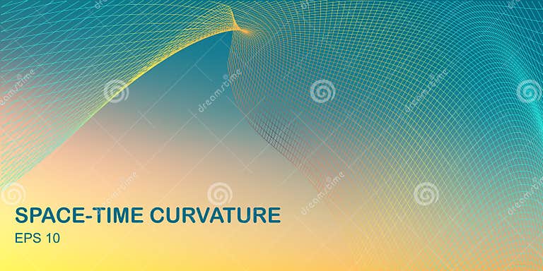 Vector Space-Time Warp Concept Design Spacetime Singularity Physics ...