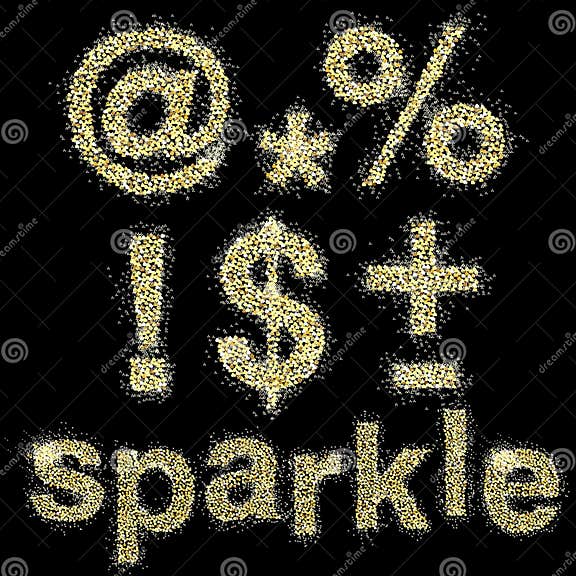 Vector sparkle alphabeth stock vector. Illustration of luxury - 110265160