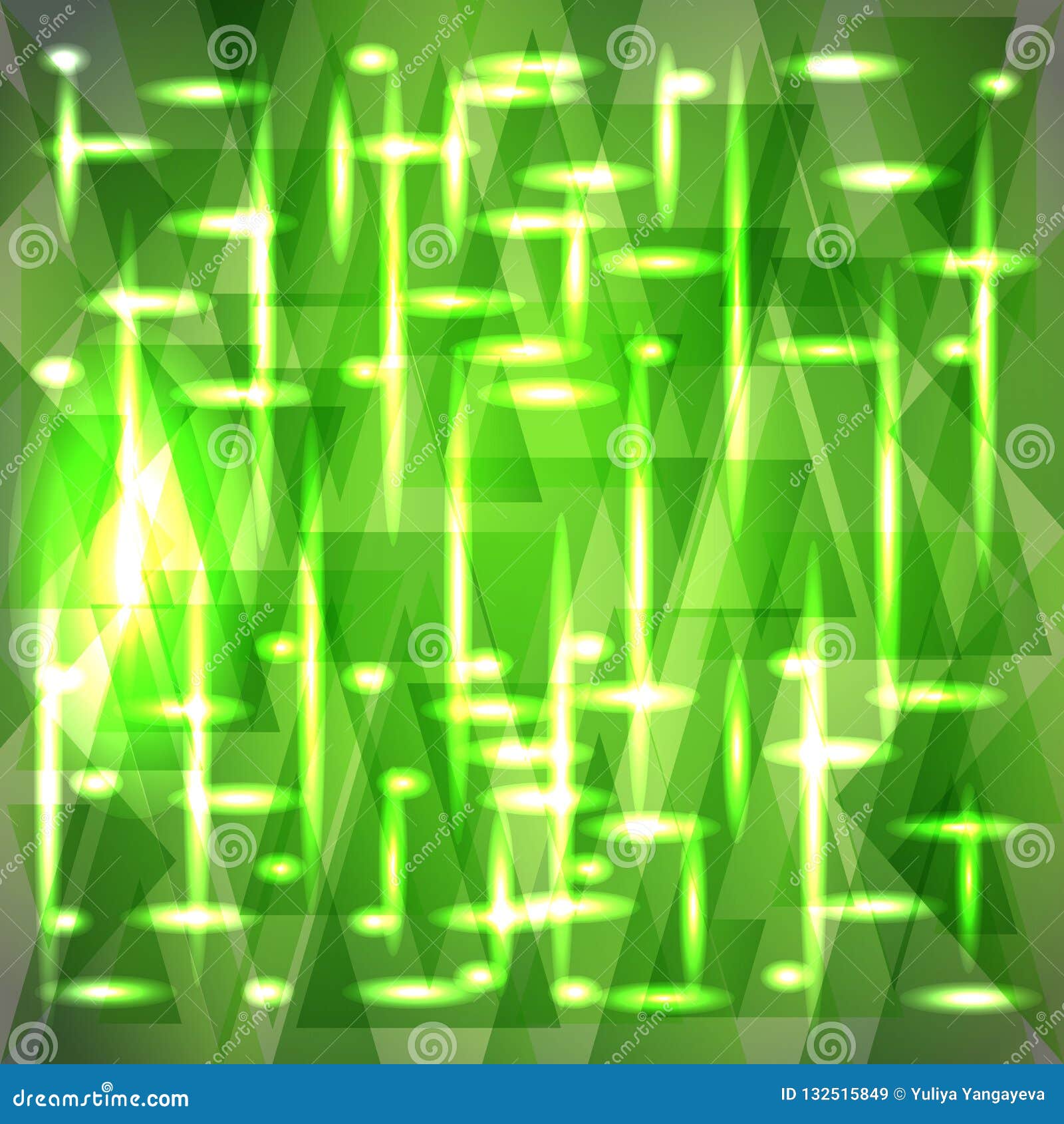 Vector Sparkling Pattern of Delicate Green Fragments Stock Vector ...
