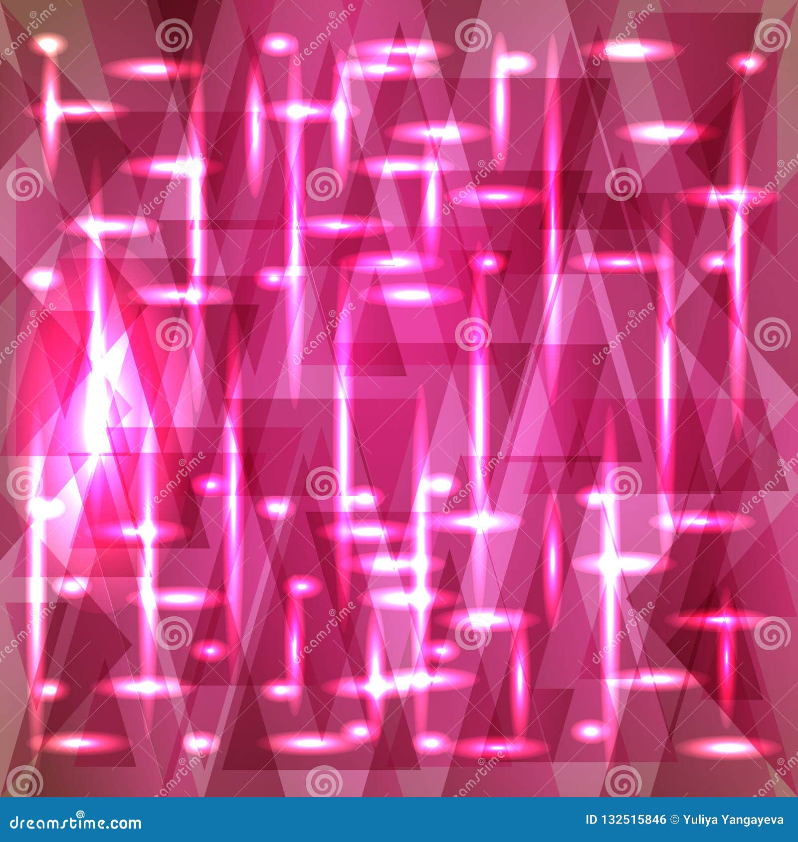 Vector Sparkling Pattern of Delicate Pink Fragments Stock Vector ...