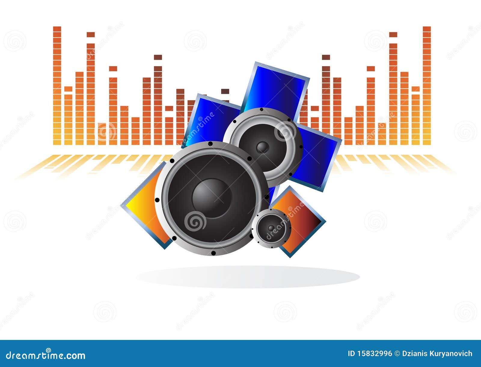Vector Speakers Stock Vector Illustration Of Musical 15832996
