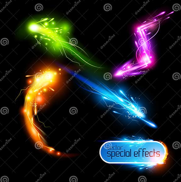 Vector Special Effects Set stock vector. Illustration of elements ...