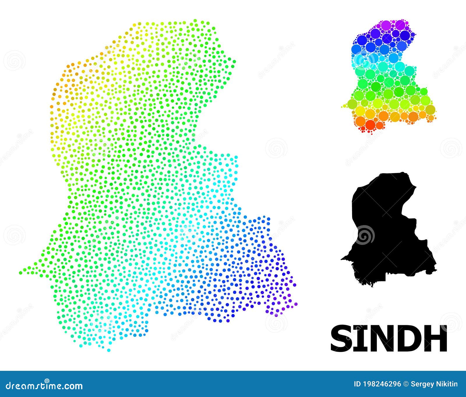 Sindh Map. Political Map Of Sindh. Sindh Map Of Pakistan With White ...