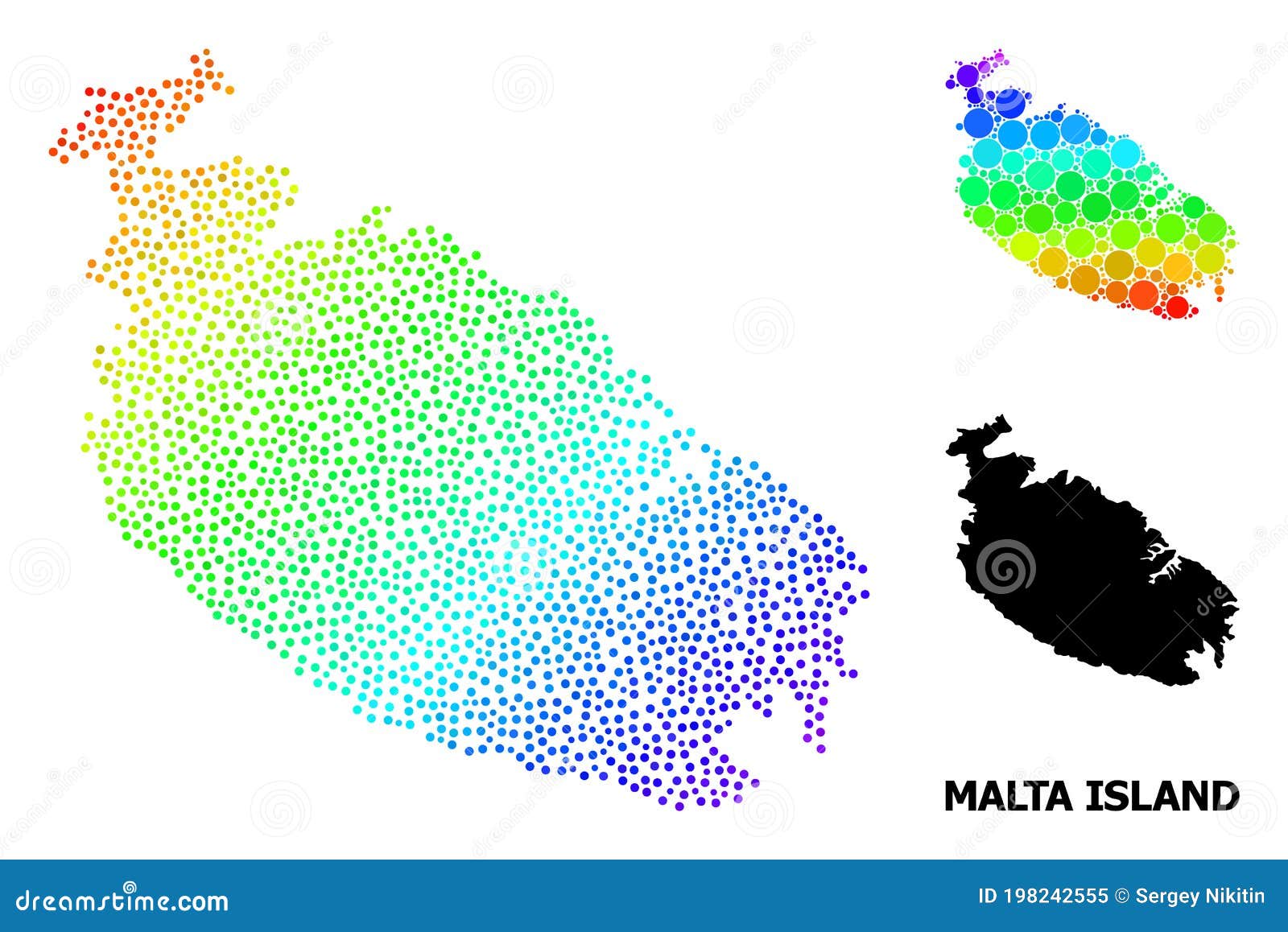 island of malta map