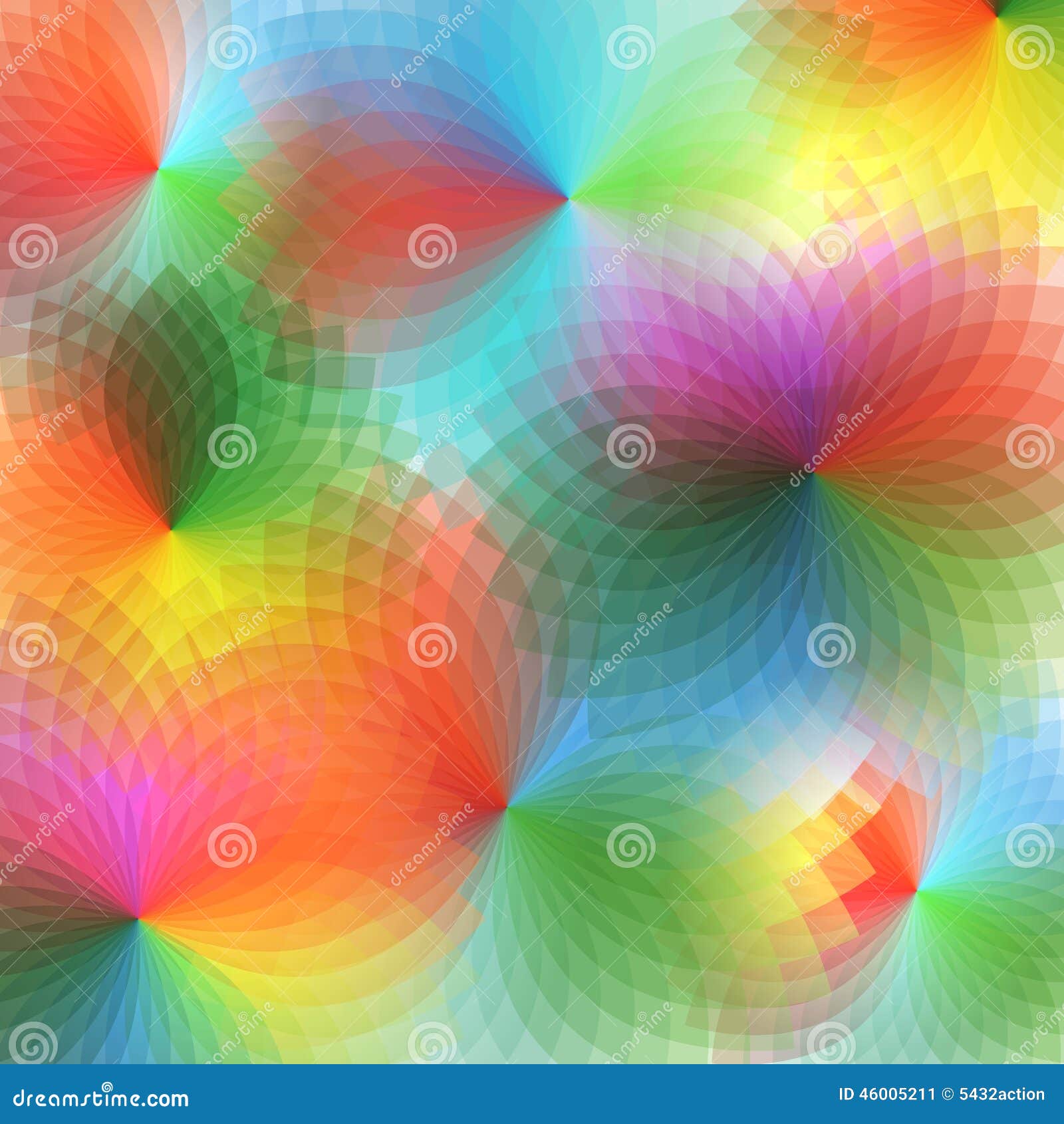 Vector of Spectrum Spirograph Abstract Background Stock Vector ...