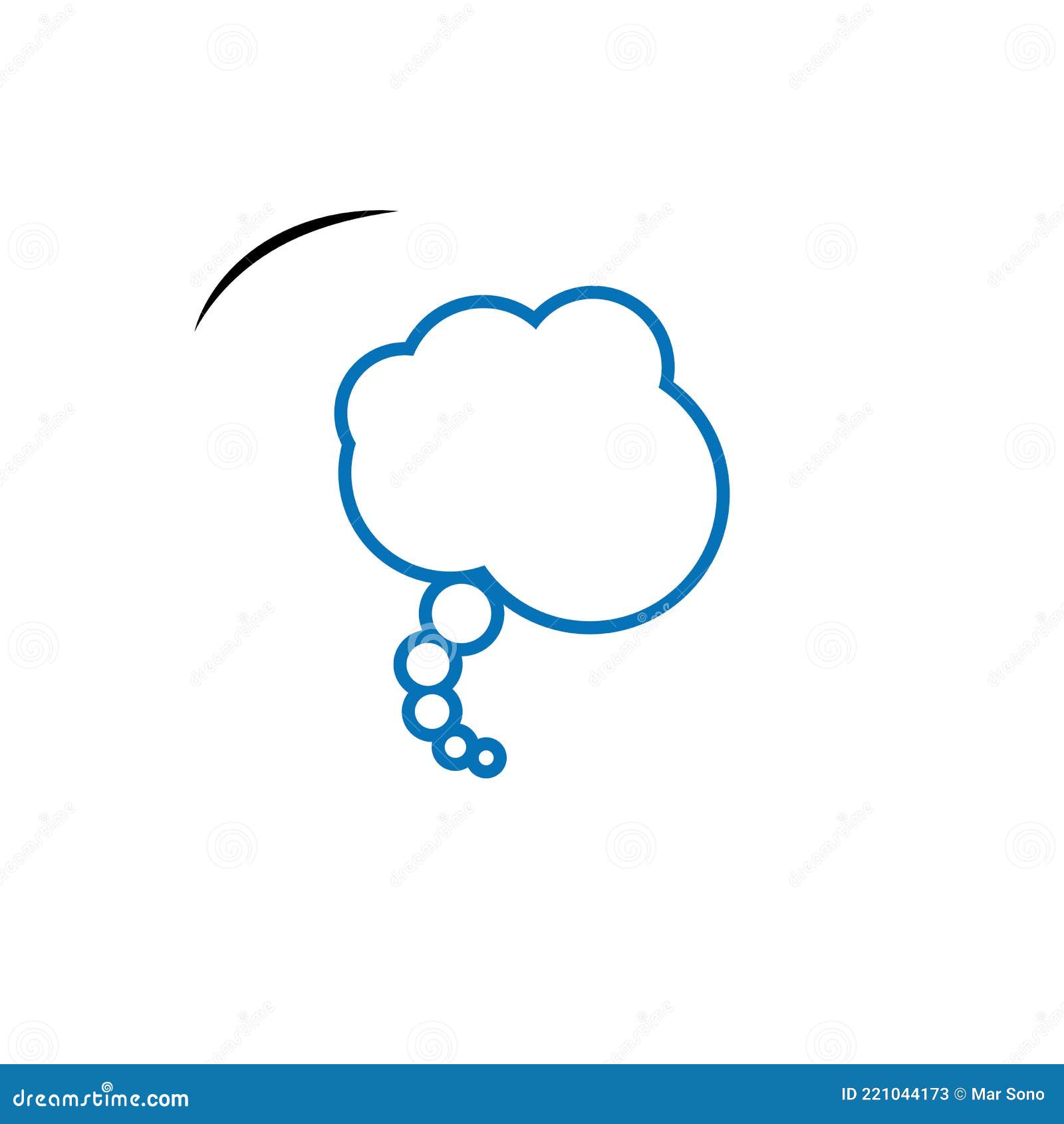 Vector Speech Bubbles in Flat Design Icon Stock Vector - Illustration ...