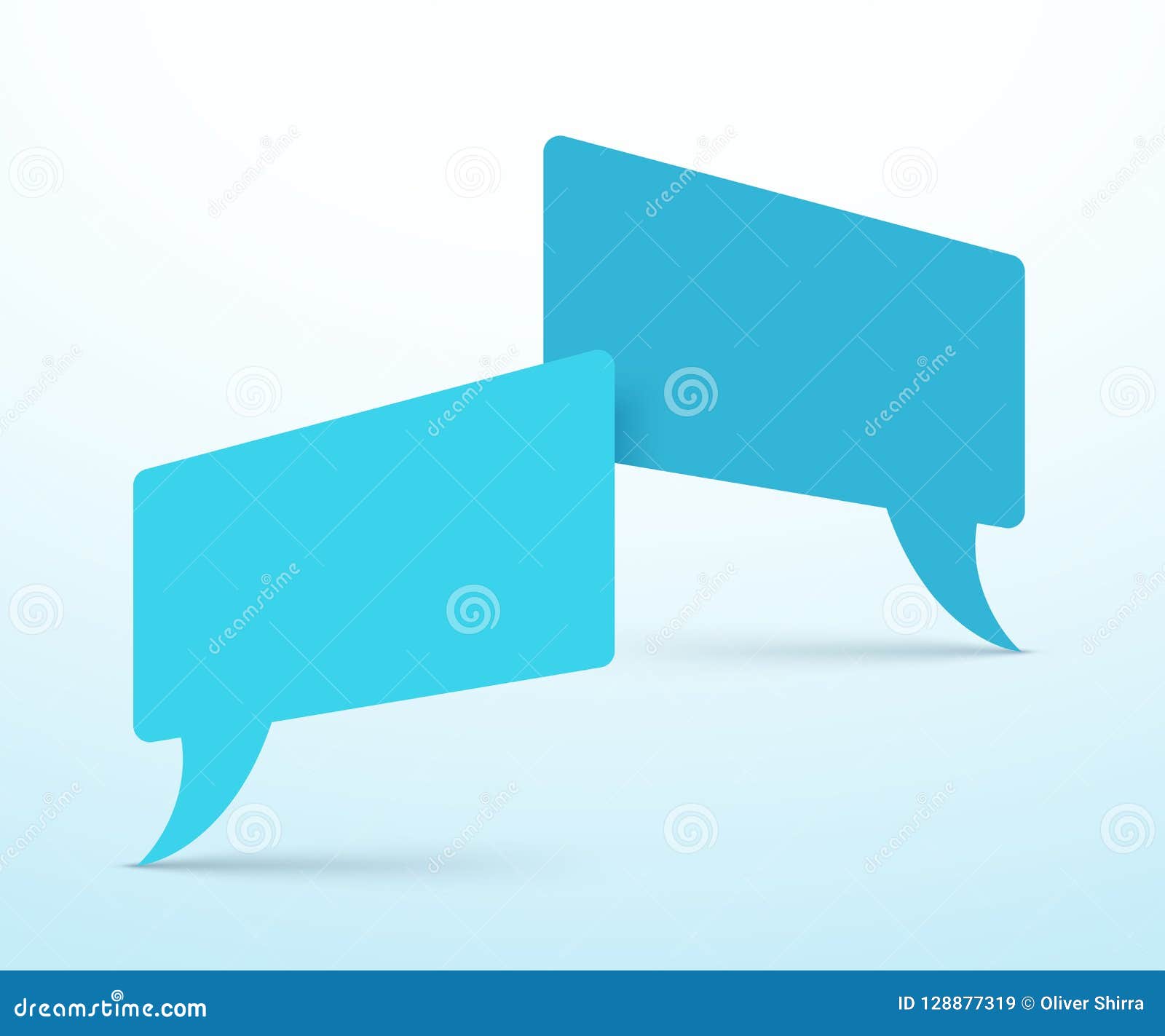 3 Point Overlapping Ribbon Cycle Diagram Set Vector Illustration ...