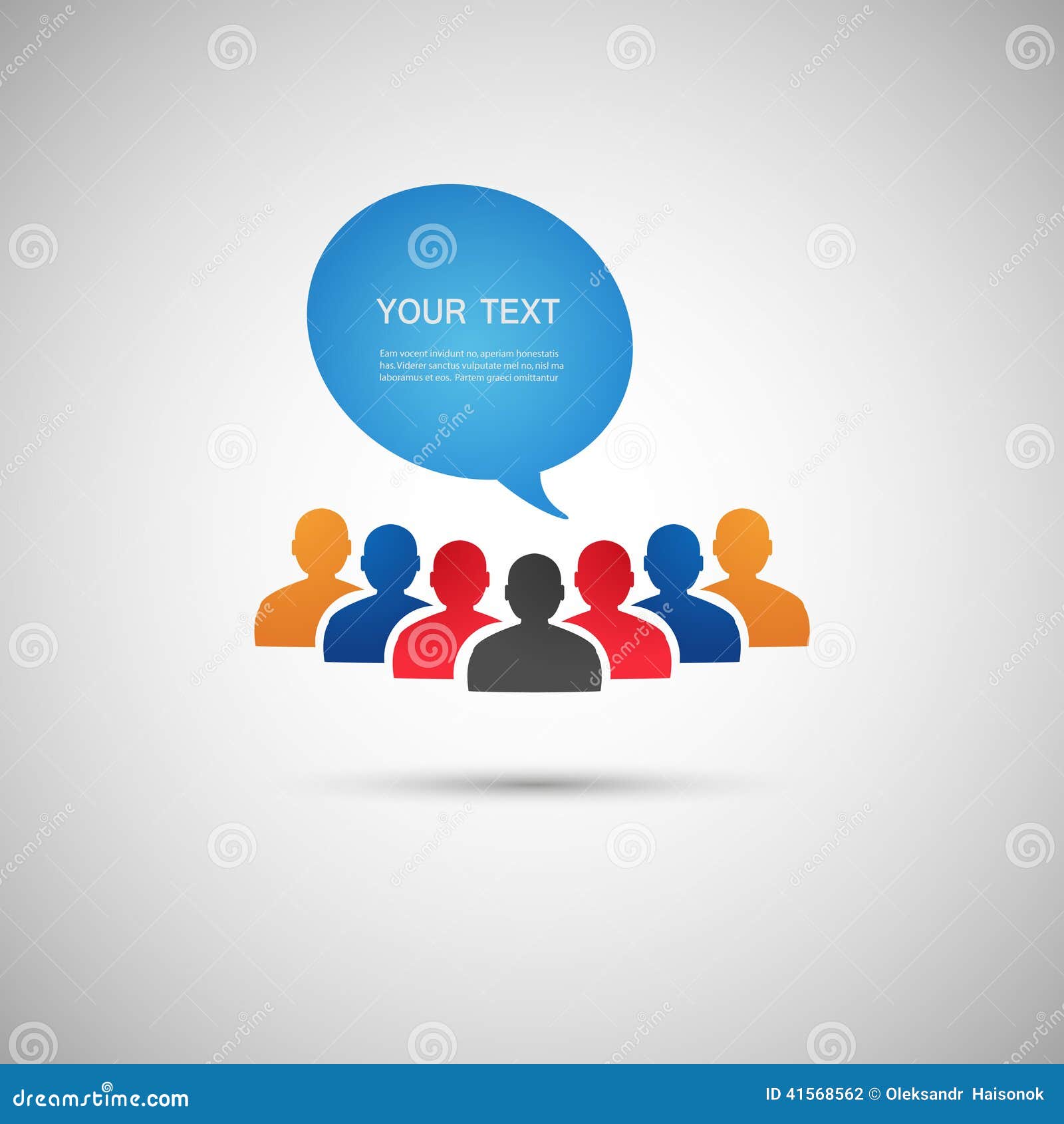 Vector Speech Dialog People Eps Stock Vector - Illustration of ...