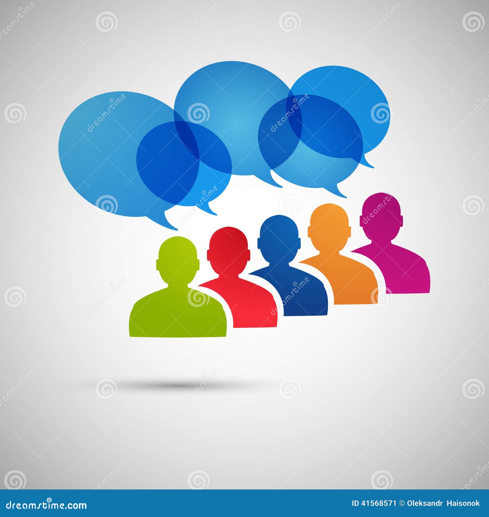 Vector Speech Dialog People Eps Stock Vector - Illustration of ...